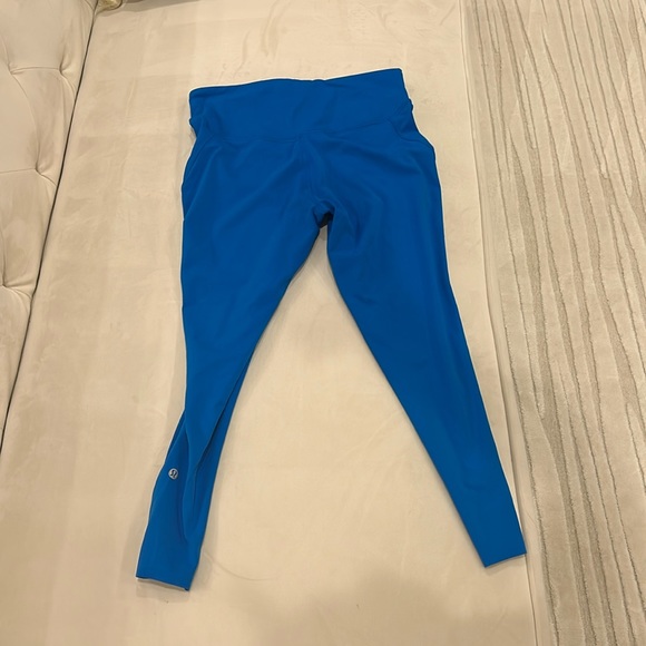 lululemon athletica | Pants & Jumpsuits | Wunder Train Poolside Blue 2 ...